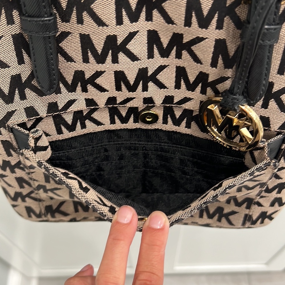 Michael Kors Front Pocket Classic Signature Tote Bag - Gem